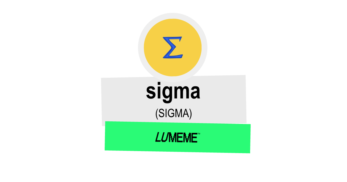 sigma (SIGMA): buy and sell on lumeme