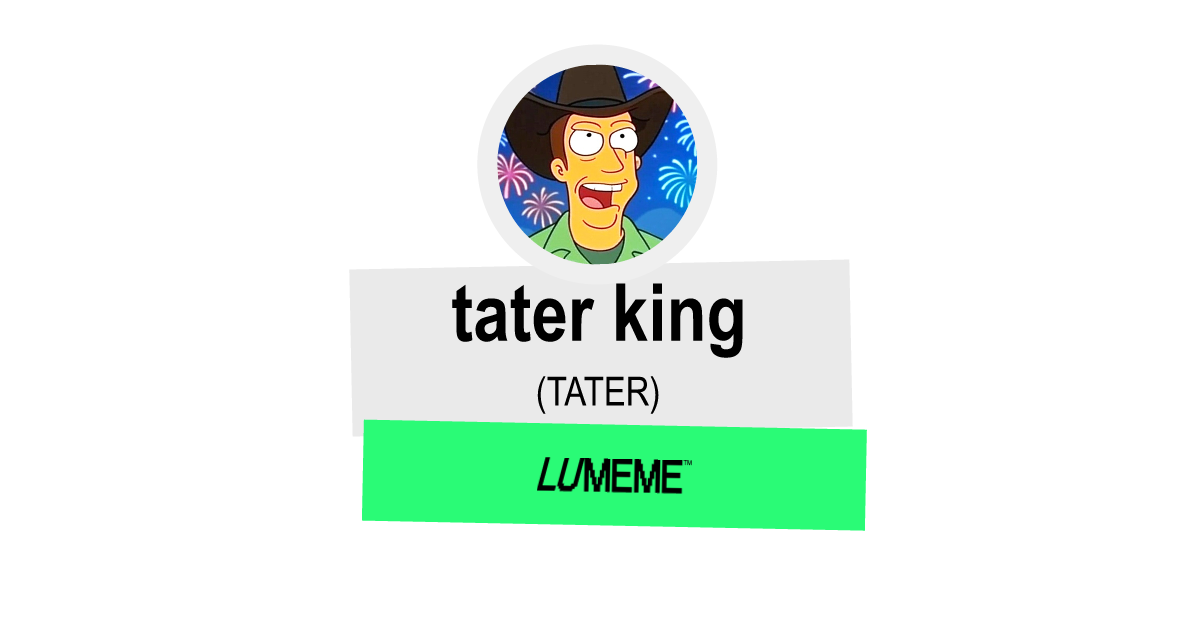 tater king (TATER): buy and sell on lumeme
